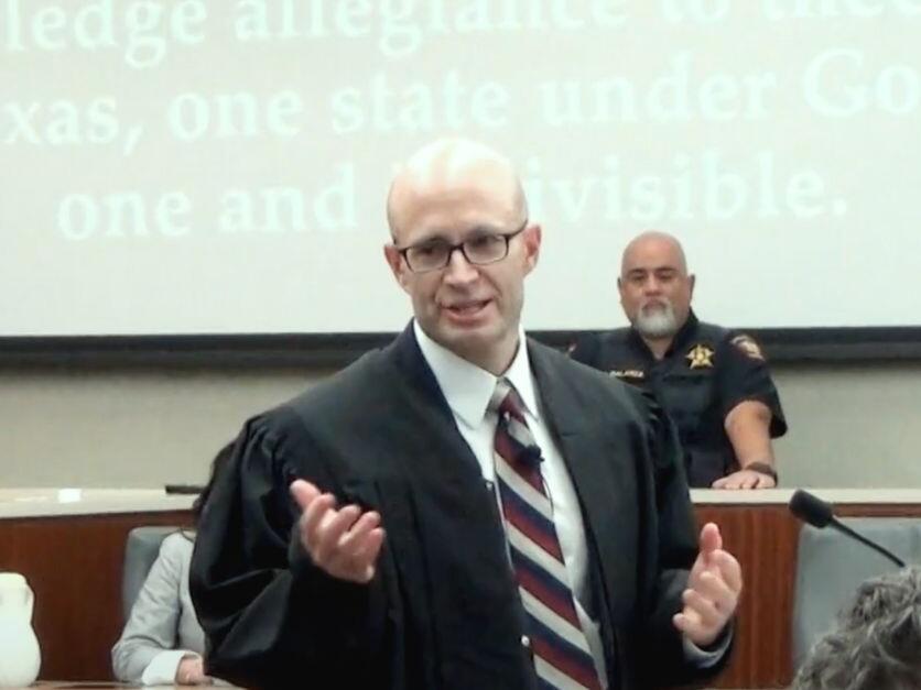 'Have the confidence to vote for me': Texas judge running in election ...