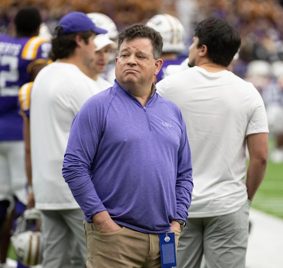 LSU AD Scott Woodward explains why he made the call to fire football ...