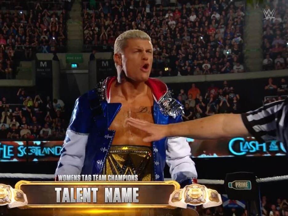 Cody Rhodes’ Name Botched At WWE Clash At The Castle: Scotland
