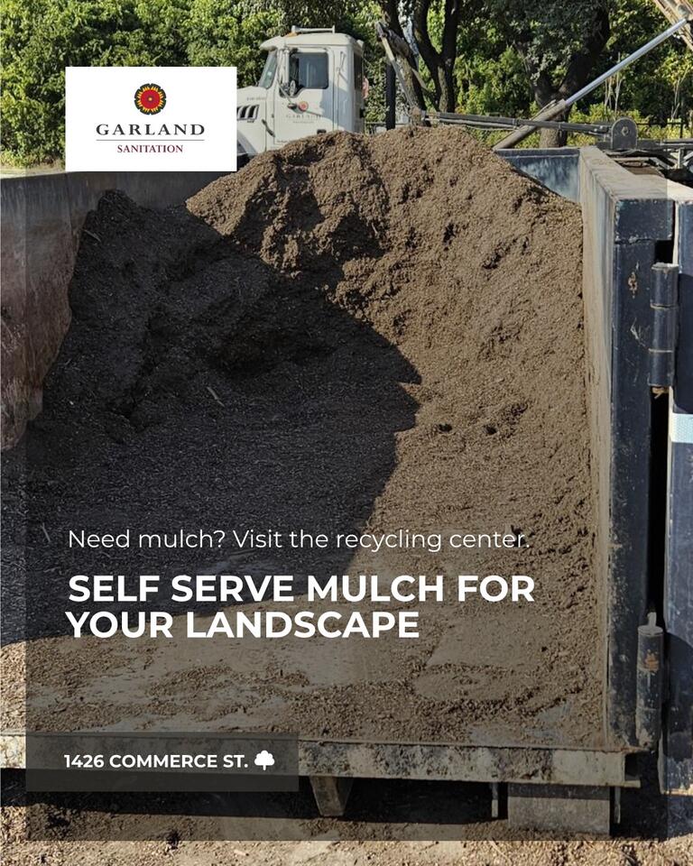 Free mulch available at Garland Recycling Center - NewsBreak