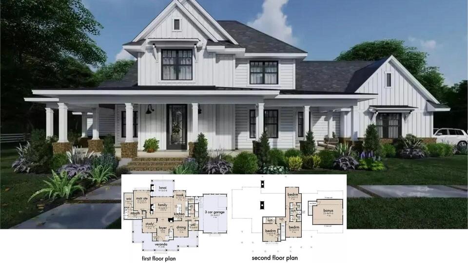 Welcome to a 2,829 Sq. Ft. 4 Bedroom Home with a Veranda - Get Inspired ...
