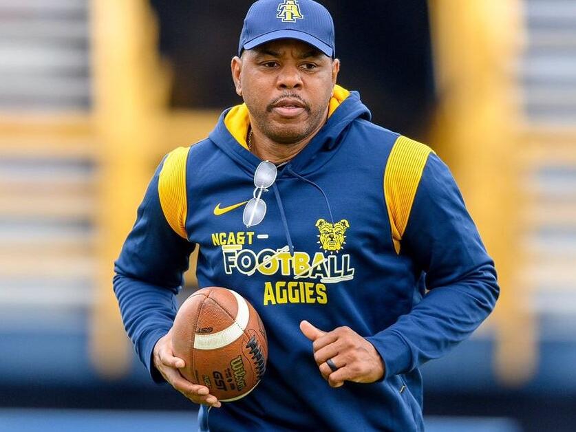 Soul Survivor. N.C. A&T Football Coach Keith Henry celebrates ...