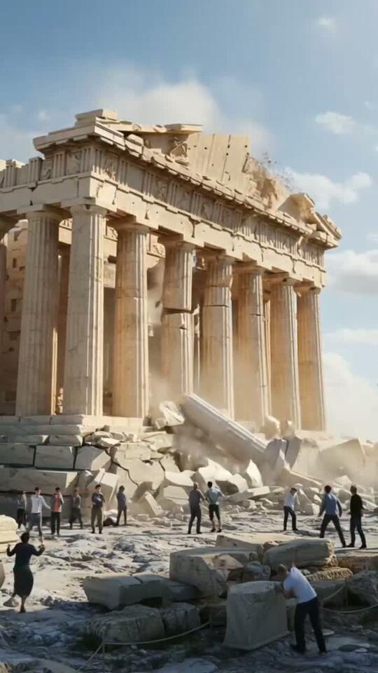 What if a Massive Earthquake Hit the Parthenon? What if a powerful ...