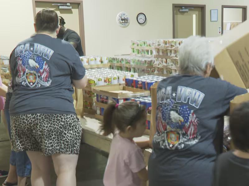 Local youth, VFW & Cenla Food Bank team up for community impact