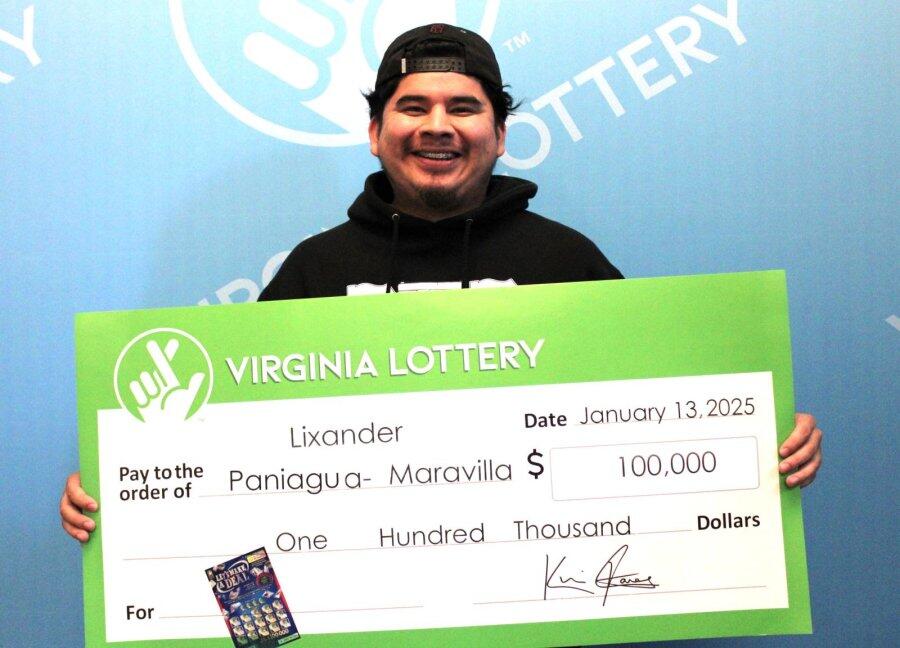 Virginia man stops for snacks, wins $100,000 lottery prize - NewsBreak