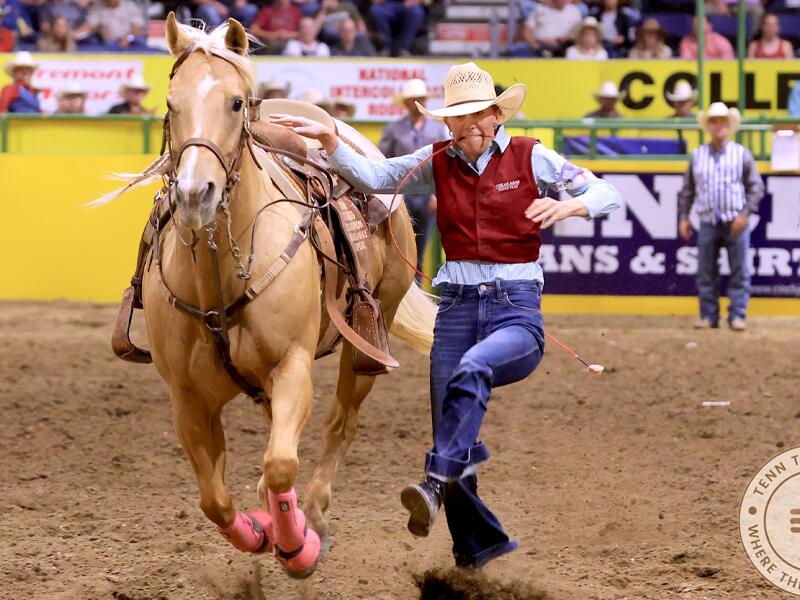 RICHARDS SETS PACE, EYES CHAMPIONSHIPS AT COLLEGE NATIONAL FINALS RODEO