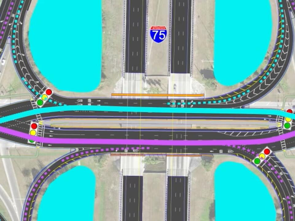 FDOT to begin implementation of Diverging Diamond Interchange on July 12