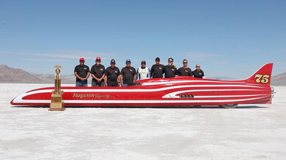 Danny Thompson and Ferguson Racing win the HOT ROD Magazine Trophy at ...