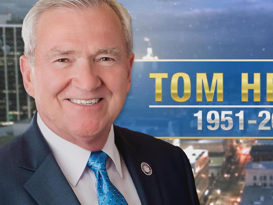 Mayor Tom Henry laid to rest this afternoon