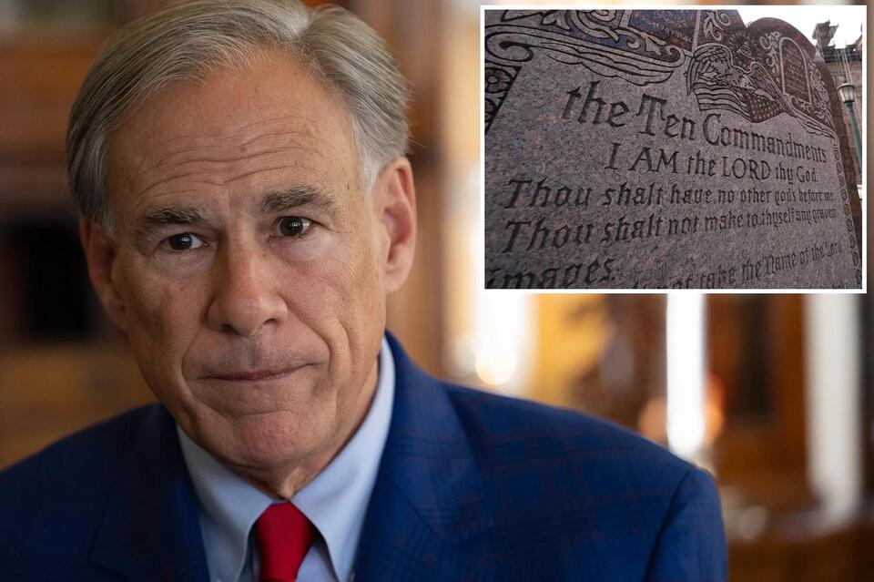 New Texas law will require Ten Commandments to be posted in every public school classroom ...