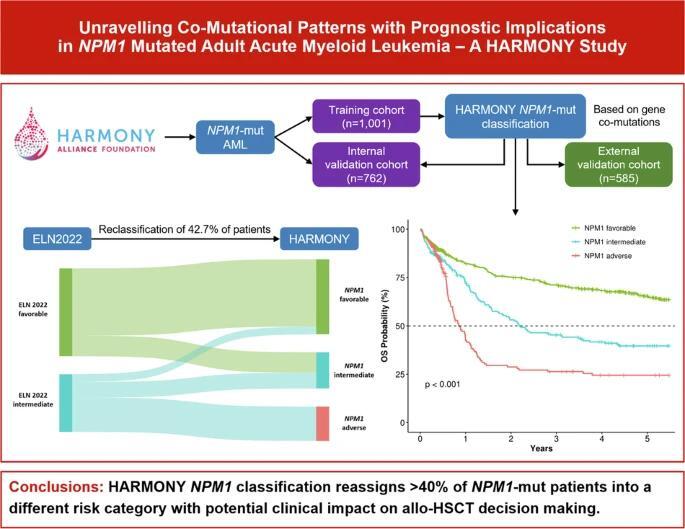 Unravelling co-mutational patterns with prognostic implications in NPM1 ...