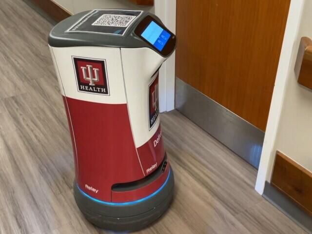 Robots work to combat healthcare worker shortages at IU Health - NewsBreak