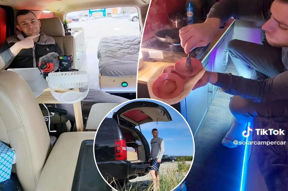 NJ man converts SUV into home to avoid paying rent — and saved $16K ...