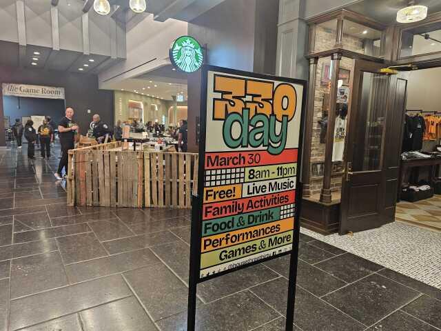 LeBron James's House Three-Thirty celebrating Akron on '330 Day'