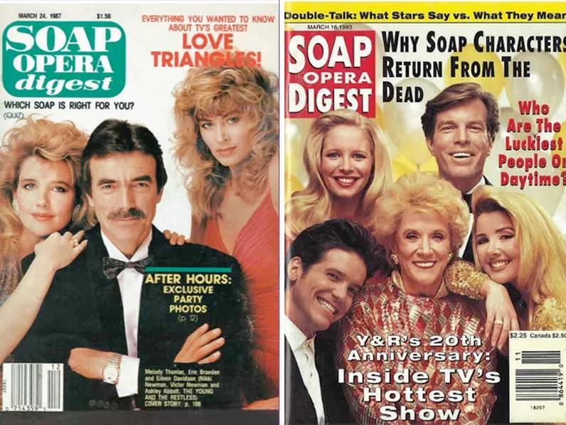 13 Memorable Melody Thomas Scott (Nikki, Y&R) Soap Opera Digest Covers