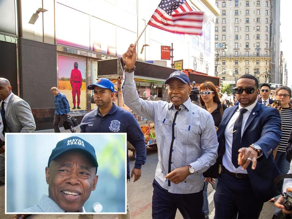 Indicted Mayor Eric Adams gets warm welcome at NYC events while ...