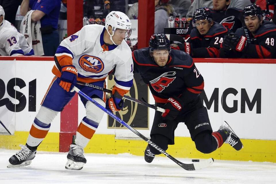 Hurricanes lose defenseman Brett Pesce to lower-body injury in Monday’s ...