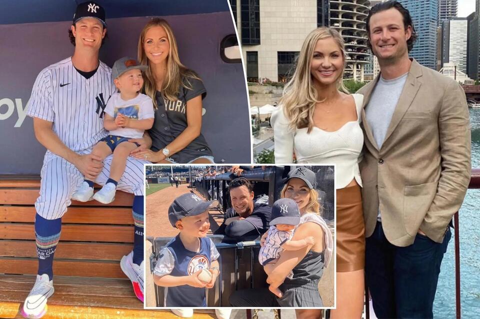 Gerrit Cole shares sweet family snap with wife Amy before Yankees ...
