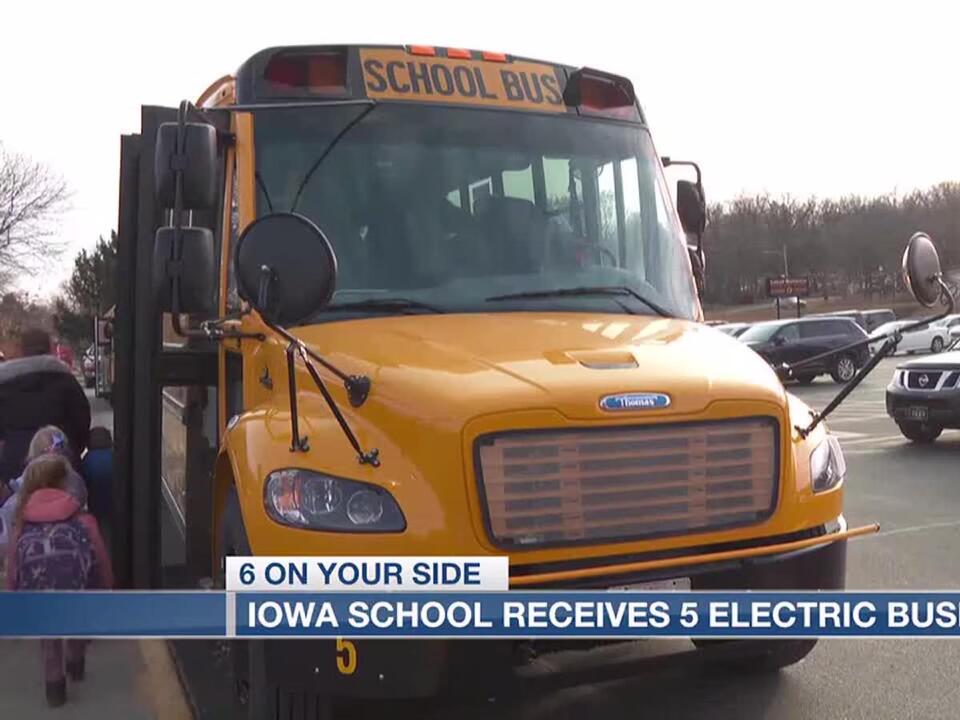 Iowa school district rolls out electric buses as part of EPA program