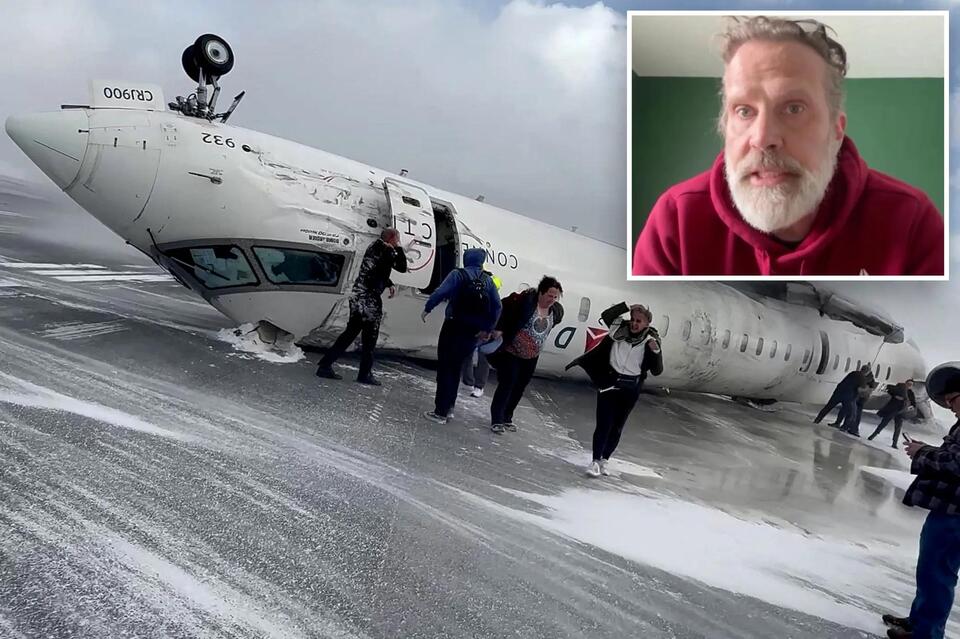 Delta crash survivor recounts terrifying moments when plane flipped ...