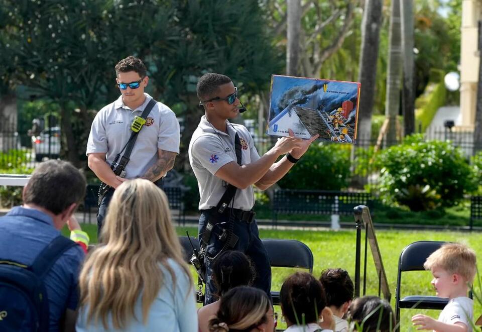 Fire Prevention Day brings families to the Four Arts for reading and ...