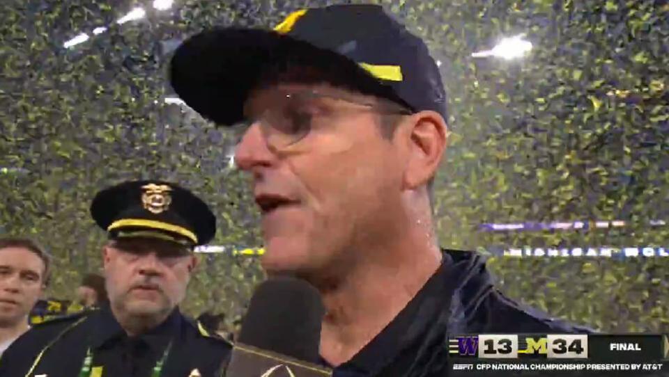 Jim Harbaugh threw out Michigan’s sign-stealing scandal rallying cry ...