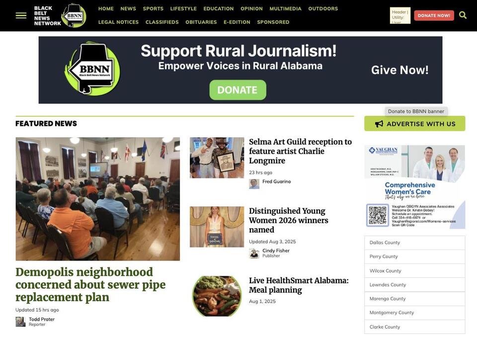 Selma Sun, Black Belt News Network unveils new website next week ...