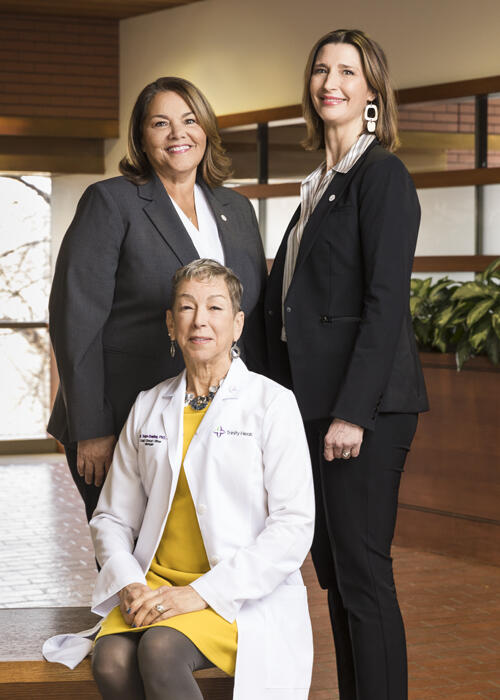 Cindy Elliott, Dr. Rosalie Tocco-Bradley, Shannon Striebich – Trinity ...