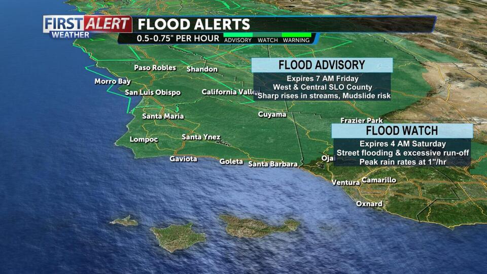 Moderate to heavy rain will fall steadily Friday, triggering flood ...