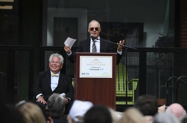 Michael Keaton on hand as 10 stars unveiled in Pittsburgh's Walk of ...