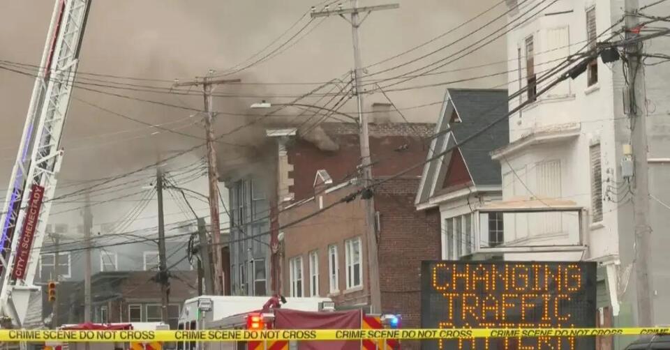 Schenectady House Fire Leaves 15 Homeless as Building Declared Total ...