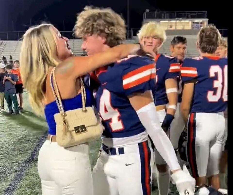 Social Media Roasts Mom After Intimate Hug With Son - NewsBreak