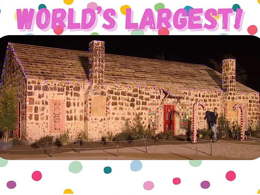 The World’s Largest Gingerbread House Record is Held in Texas!