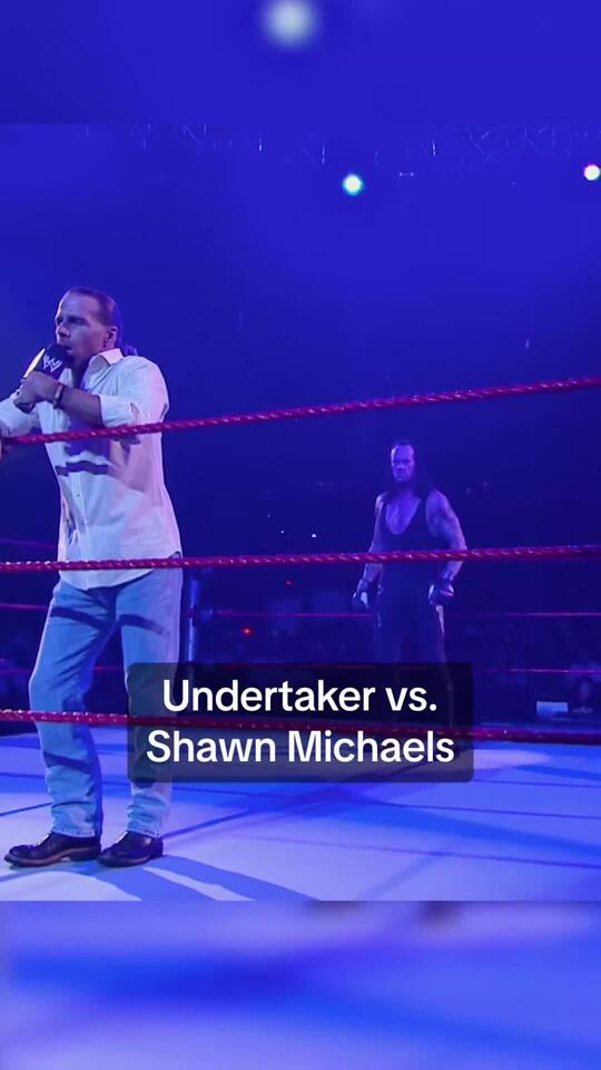 Revisit the epic rivalry between Undertaker and ShawnMichaels in this ...