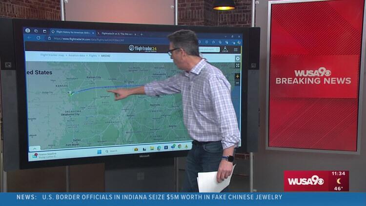 What we know about the flight path of the plane that collided with ...