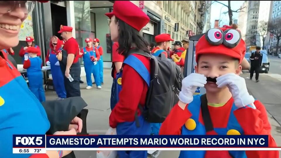 Watch: Mario Day event in New York draws 270 people dressed as Mario ...