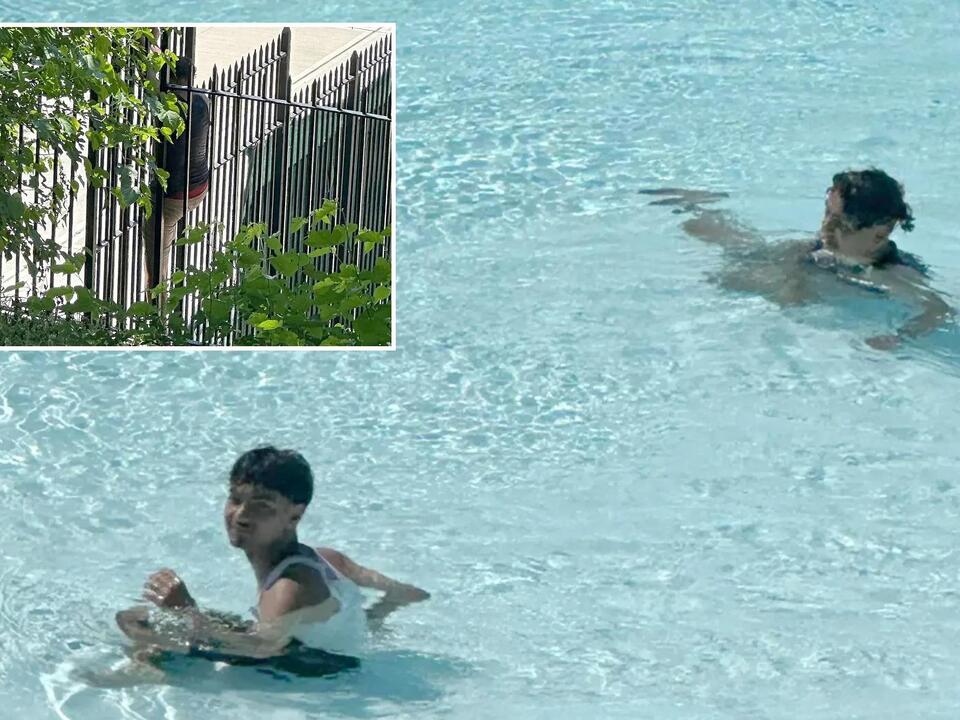 NYC swimmers seen cooling off inside public pool weeks before they are ...