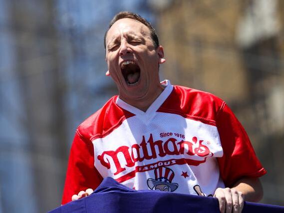 How many hotdogs did Joey Chestnut eat today? Results, highlights from ...