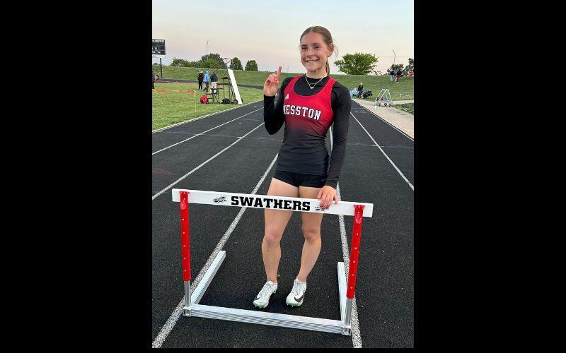 Hesston’s Ashley Lehman is Four Times Golden at 3A Cheney Track ...