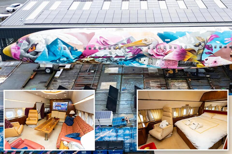 Inside the world’s coolest Airbnb — a private jet previously owned by ...