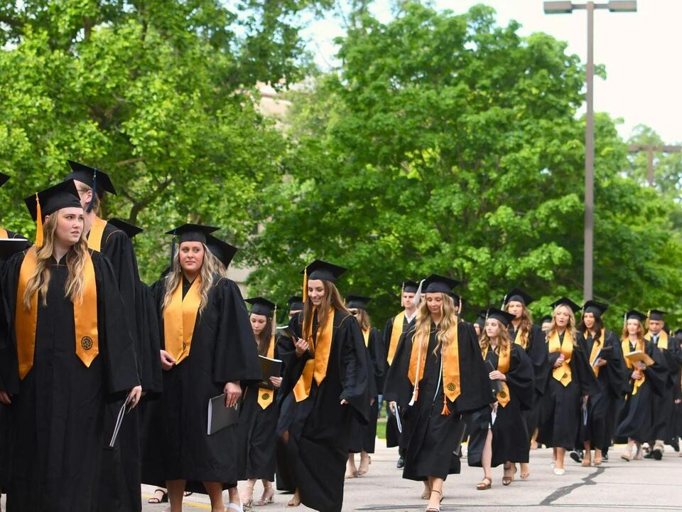 Students walk from Purdue Armory — Long Line