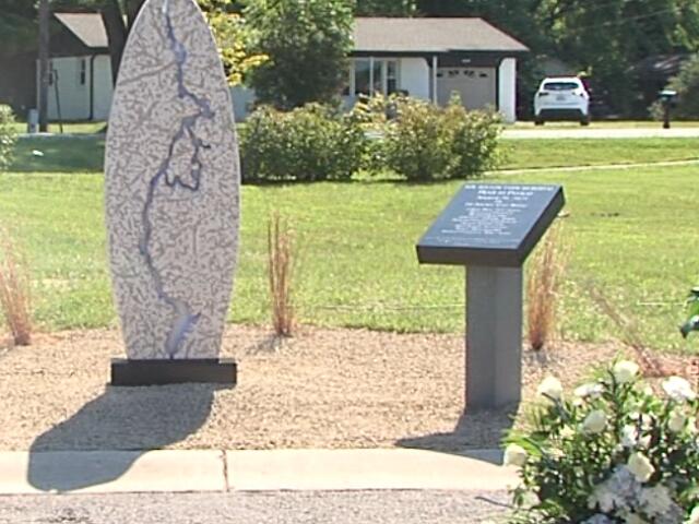 Memorial dedicated to victims of suspected serial killer Herb Baumeister
