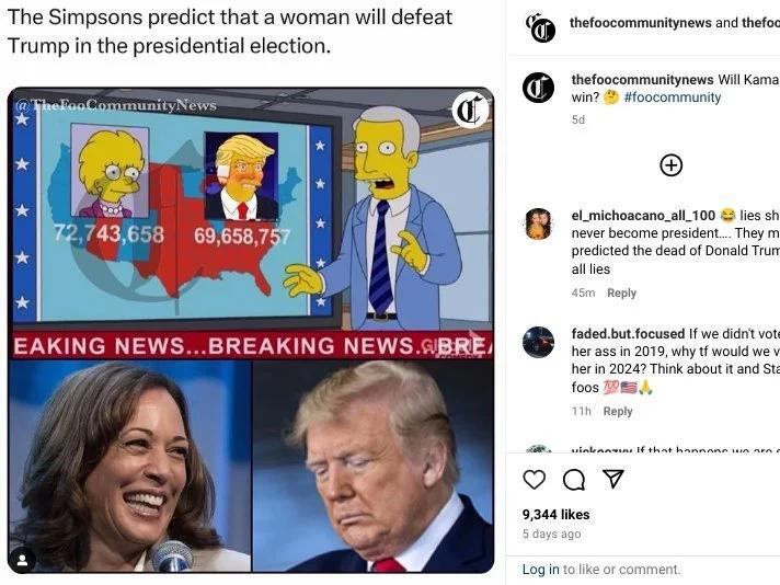 Fact Check: FAKE Simpsons Scene Shows Woman Defeating Trump -- Lisa ...