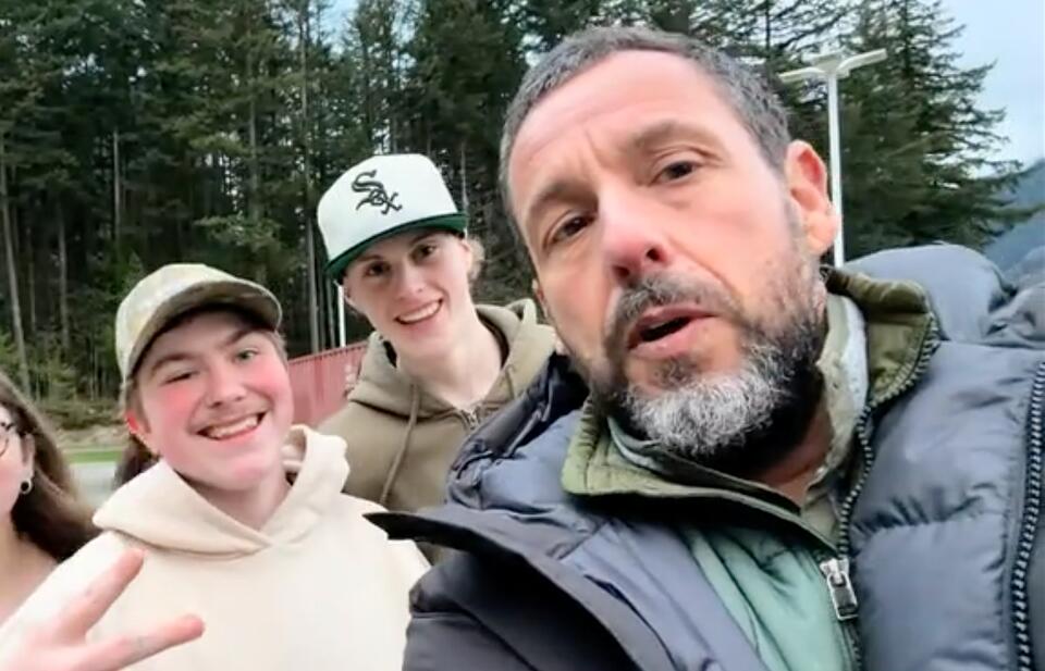 Fans Meet Adam Sandler Filming Netflix Drama TIME OUT in BC - NewsBreak