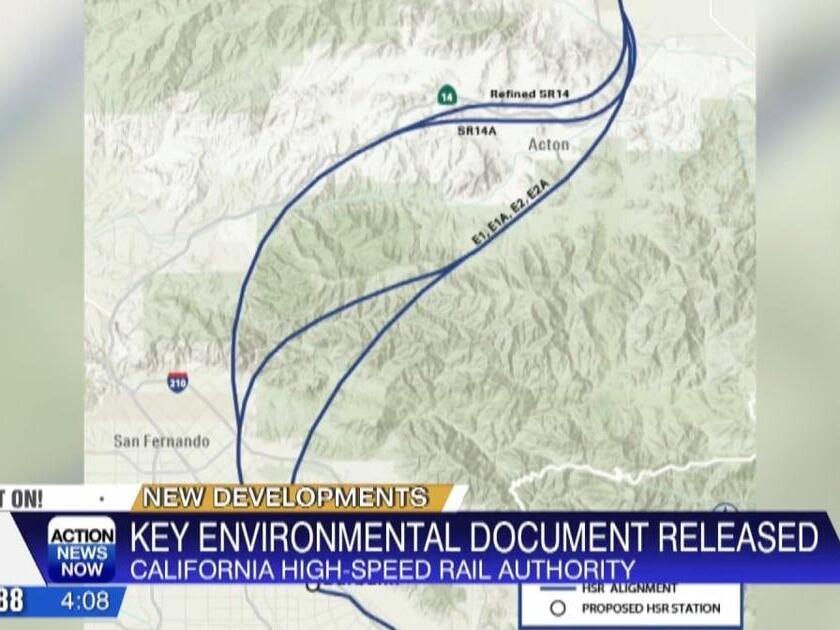 New developments: for California's high-speed rail line, connecting San ...