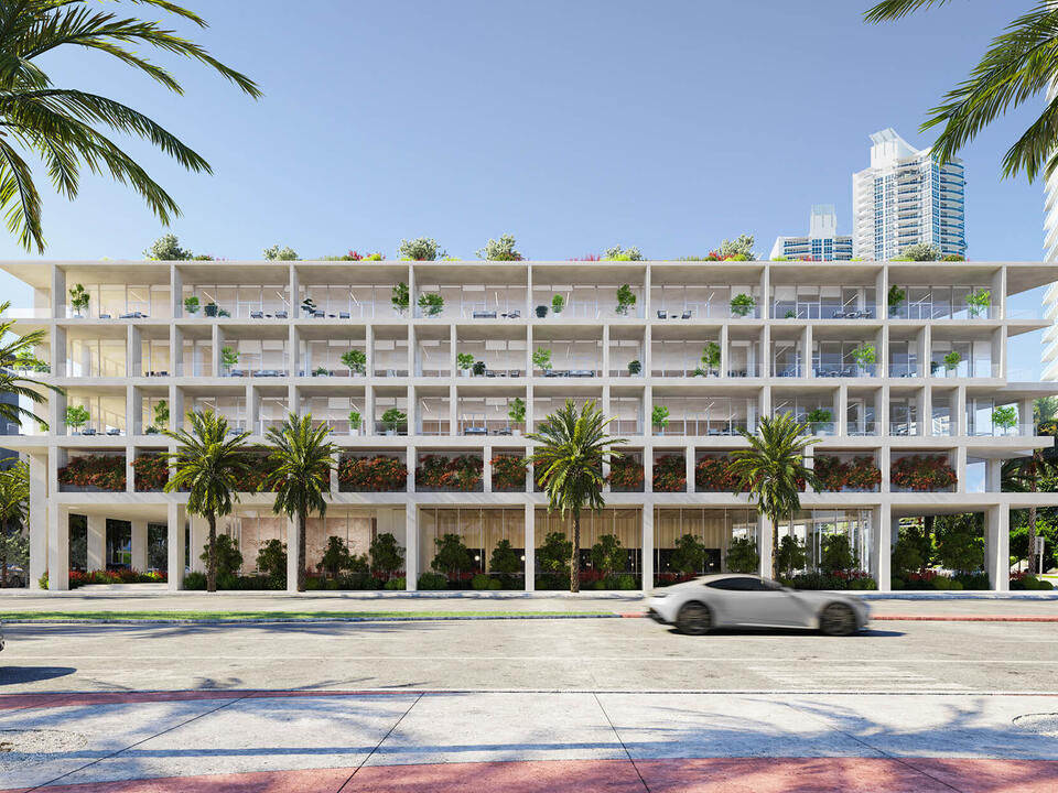 Eduardo Souto de Moura unveils new office building in Miami Beach