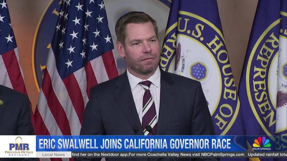 Rep. Eric Swalwell Announces Run for California Governor on Jimmy ...