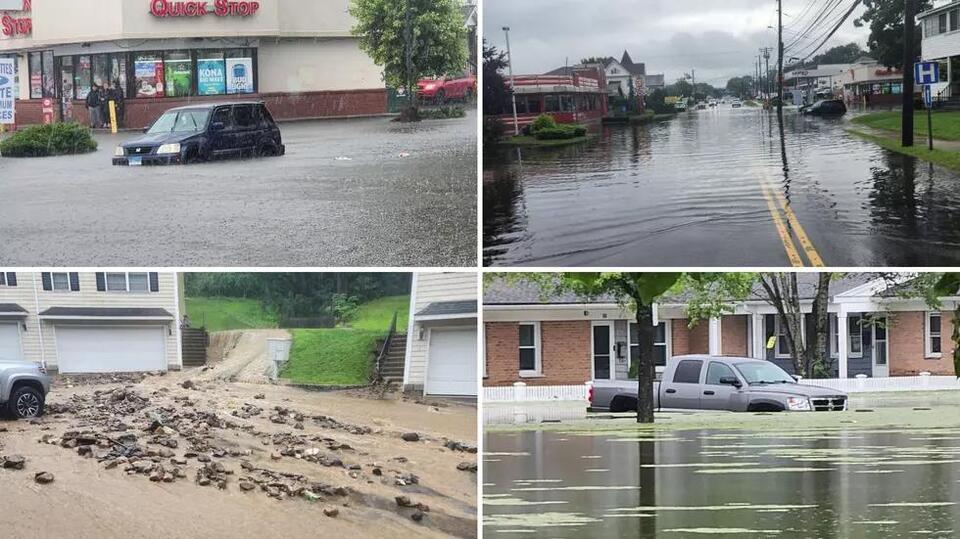 20 Water Rescues Made During Dangerous Danbury, Connecticut Flood ...