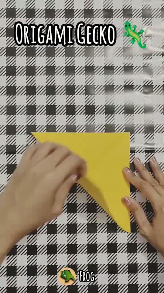 Origami Gecko Visit my YouTube channel for more origami content. Link ...