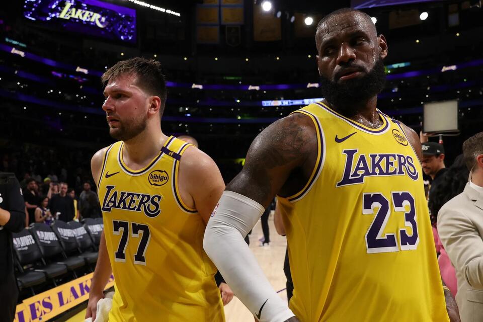 LeBron James Nowhere To Be Seen As Lakers Stars Pull Up To Support Luka Dončić’s Viral ...